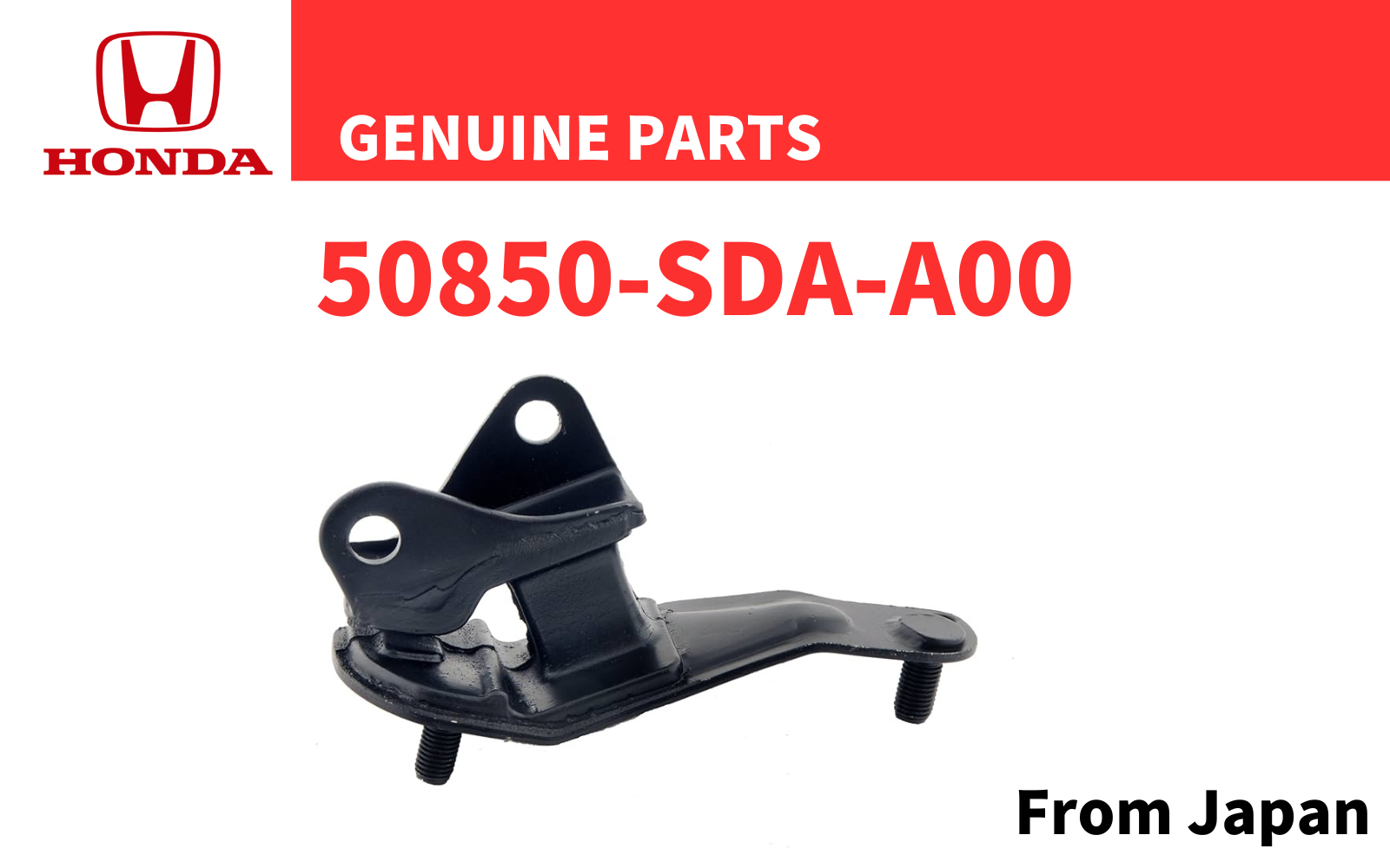 Honda OEM RUBBER, RR. TRANSMISSION LOWER MOUNTING (AT) 50850-SDA-A00 ...