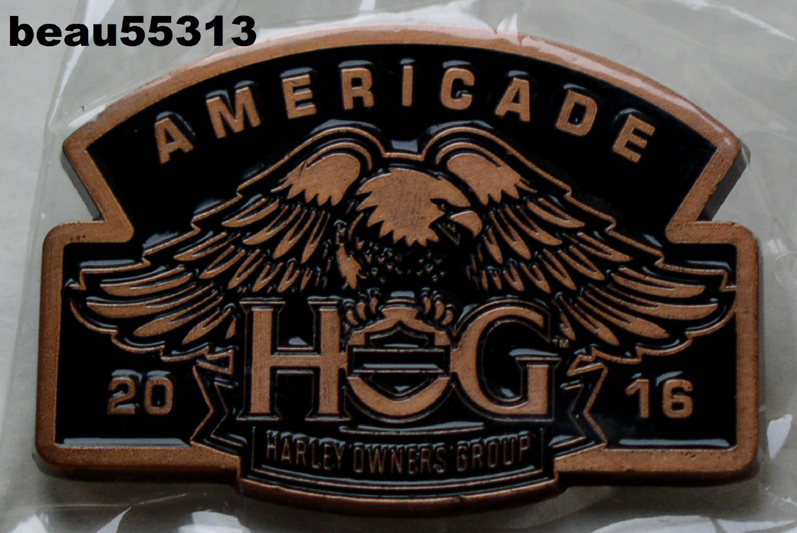 ⭐"NEW" HARLEY DAVIDSON HOG RALLY 2016 AMERICADE PIN STOP VEST JACKET ...