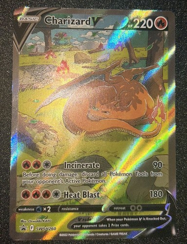 Charizard V SWSH260 Black Star UPC Promo 2020 Pokemon Card NM NEAR MINT ...