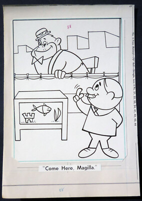 MAGILLA GORILLA + MR PEEBLES - COOL HANNA-BARBERA COLORING BOOK ...