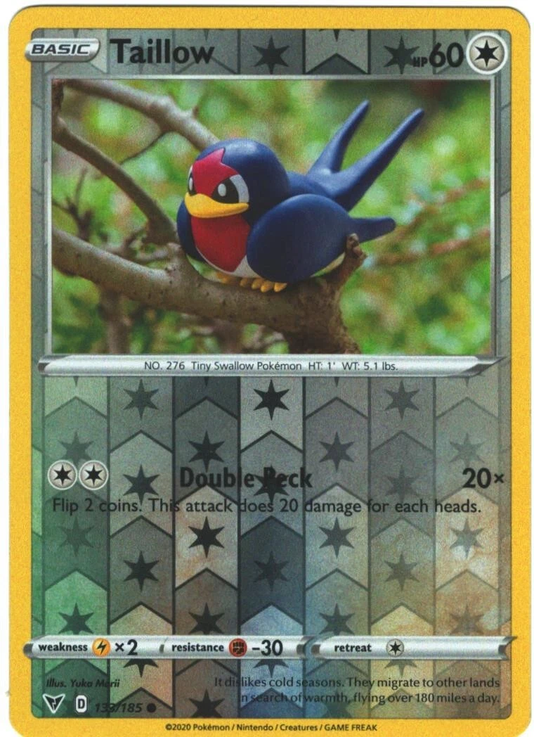 Pokemon Taillow Card