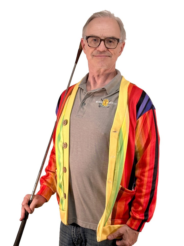 Rodney Dangerfield Caddyshack Style Golf Sweater Rainbow Costume | eBay