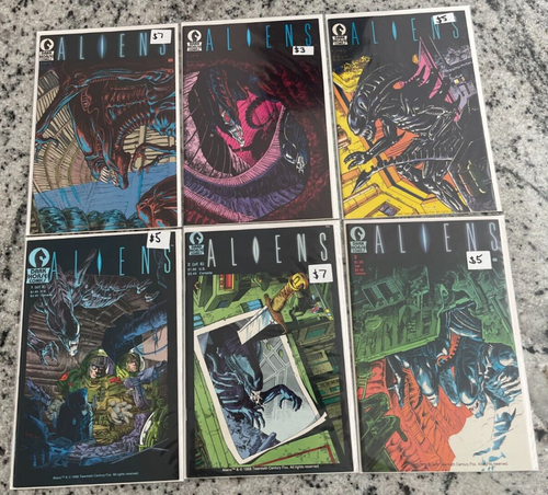 ALIENS Complete Dark Horse Comics LTD Series # 1 2 3 4 5 6 NM 1st - 3rd ...