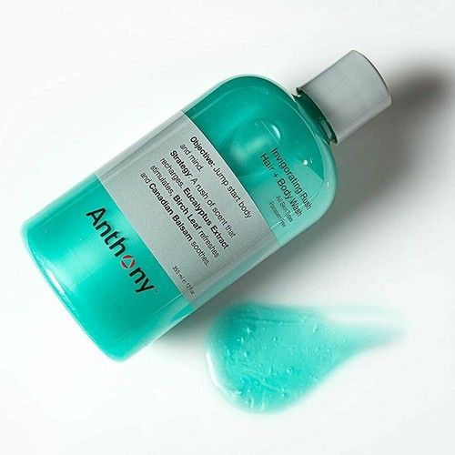 Anthony Invigorating Rush Hair and Body Wash, 32 Fl Oz, Contains ...