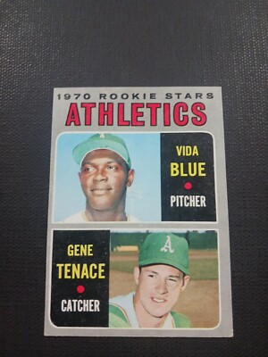 1970 Topps Baseball Vida Blue/Gene Tenace #21 Rookie Card Oakland A's⚾️ ...