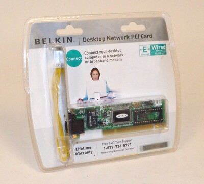 Belkin Desktop Network 10/100 PCI Adapter Card *New* F5D5000v | eBay