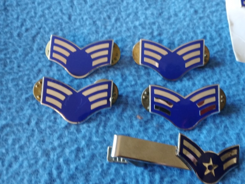 LOT OF U.S. AIR FORCE RANK PINS & TIE BARS - NEW | eBay