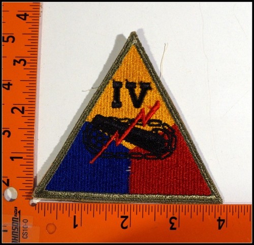 Military Patches United States Army 4th Armored Division New Old Stock ...