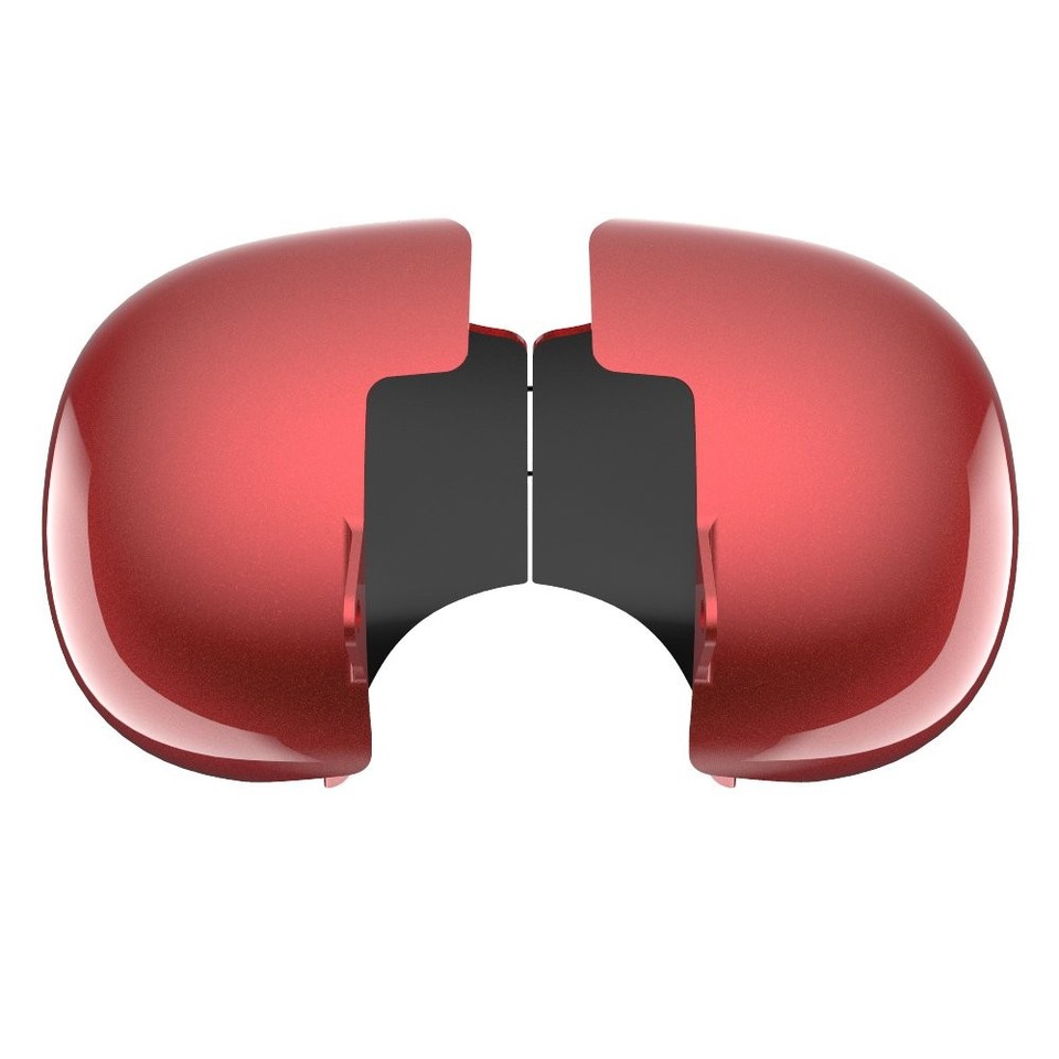 Advanblack Ember Red Sunglo Stretched Tank Cover For Harley Street Road ...