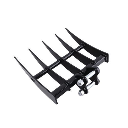 Heavy Equipment Grading 490mm Rake for Mini Excavator 3 Ton Soil ...