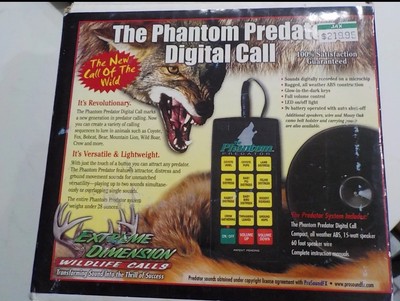 The Phantom Predator Digital Call Hunter - Extreme Dimension Wildlife ...