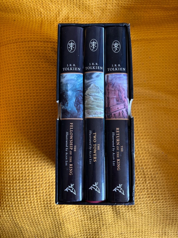 Lord of the Rings Trilogy Illustrated by Alan Lee SIGNED + Original ...