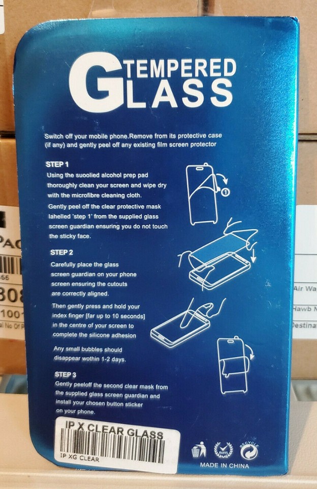 Unipha Tempered Glass Screen Protector for iPhone X / Xs / 11 Pro | eBay