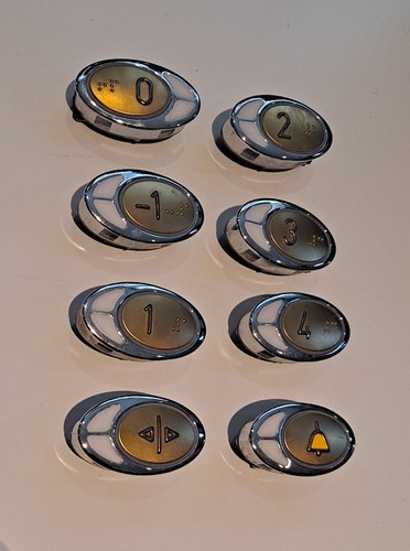 Schaefer Elevator Push Buttons EBM 42 VIII Lot | eBay