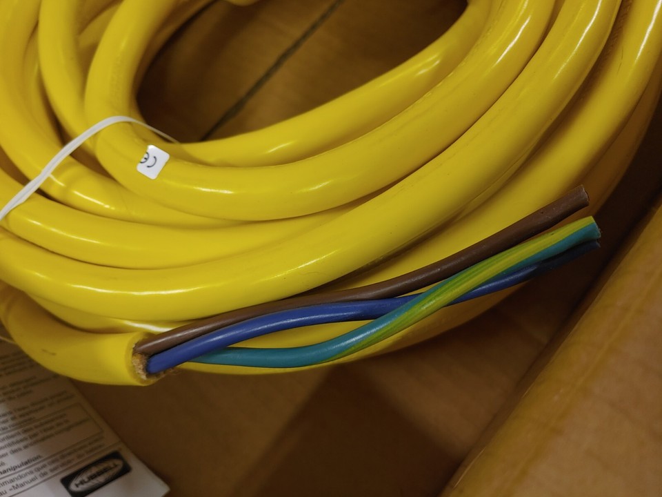 HUBBELL Boat Shore Power Cable *230V* 16A - 50 FT | HBL316CS ...