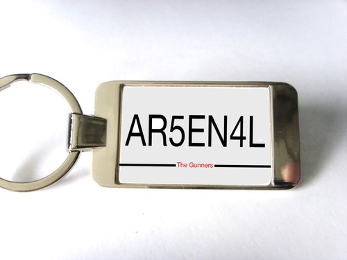 ARSENAL NUMBER PLATE STYLE KEYRING KEYFOB FOB OR BOTTLE OPENER GIFT ...