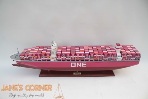 ONE Container ship model (39.7") 101cm- One Apus vessel model | eBay