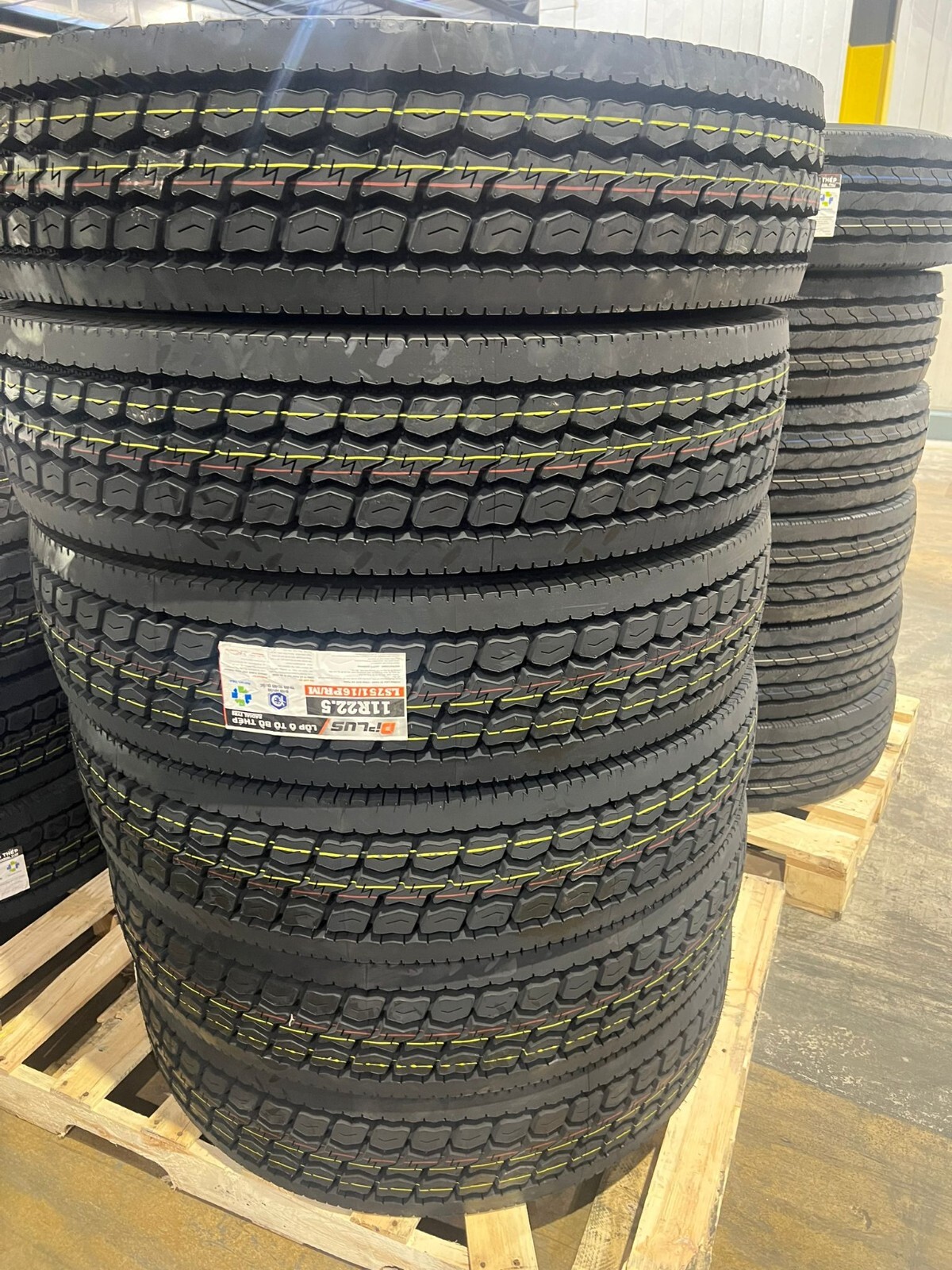 4 Tires Dplus (by ROYAL MEGA) 295/75R22.5 Load G 16 Ply Drive ...