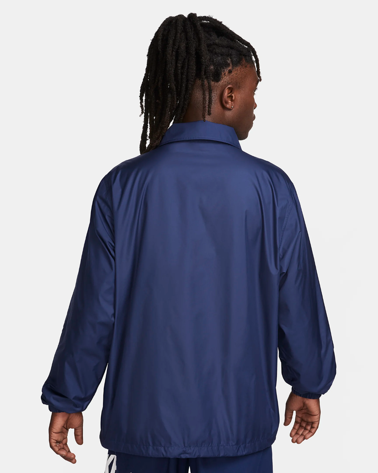 NWT B & T Men's Nike Club Lined Coaches' Jacket Snap Closure Loose Fit ...