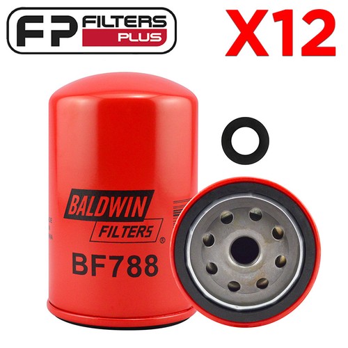 12 x BF788 Baldwin Fuel Filter - Cummins - 3903640, FF42000, FF5461 ...