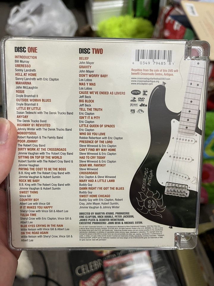 Crossroads - Eric Clapton - Guitar Festival 2007 DVD 2 Disc Set | eBay