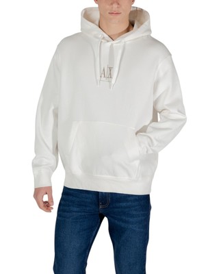 Armani Exchange AX Logo Hoodie Men Beige Sweatshirts & Hoodies | eBay
