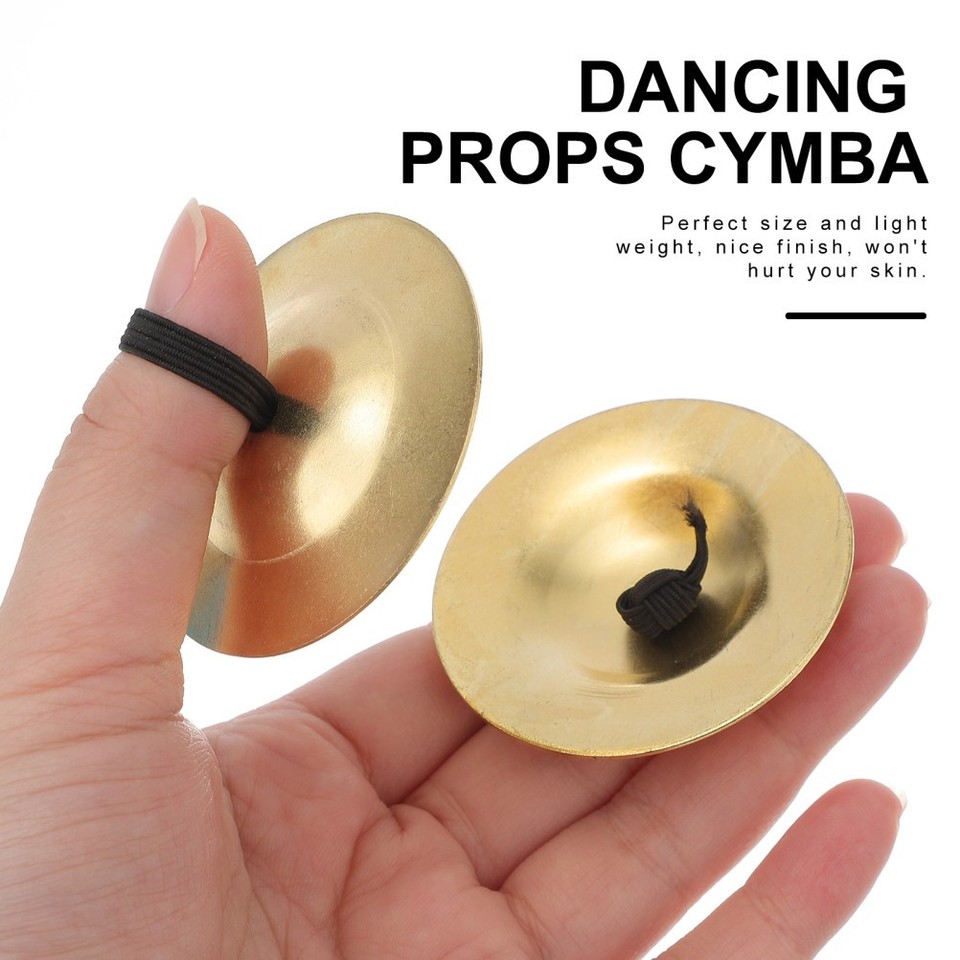 3 PCS Finger Cymbal Cymbals Kids Musical Instrument Belly Dancing | eBay UK