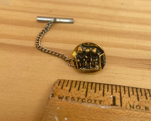 Vintage NASA Apollo Era 3 Astronauts In Space Capsule Lapel Pin / Tie ...