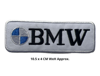 BMW Cars Logo Embroidered Iron On /Sew On Patch Batch Jeans Jacket ...