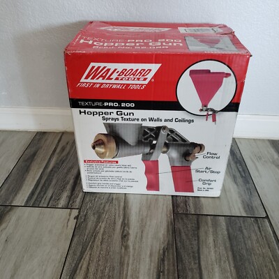 Texture-pro 200 Hopper Gun With 3 Spray Tips Walboard Tools Ceiling ...
