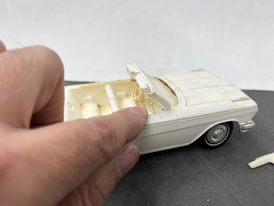 C1 amt 1962 Chevy Impala Convertible annual built model Car Vintage 1/ ...