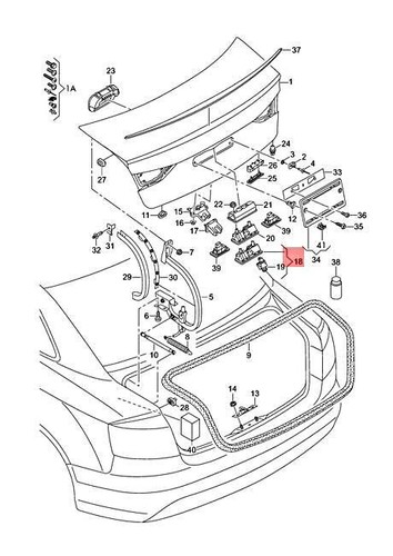 Genuine AUDI A3 Push Button For Electric Lid Lock Actuator 8V0827566 | eBay