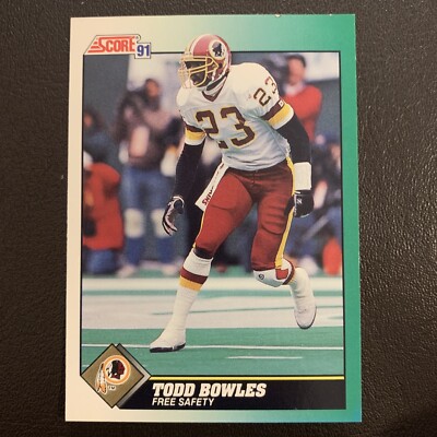 Todd Bowles - 1991 Score #273 - Washington Redskins Football Card | eBay