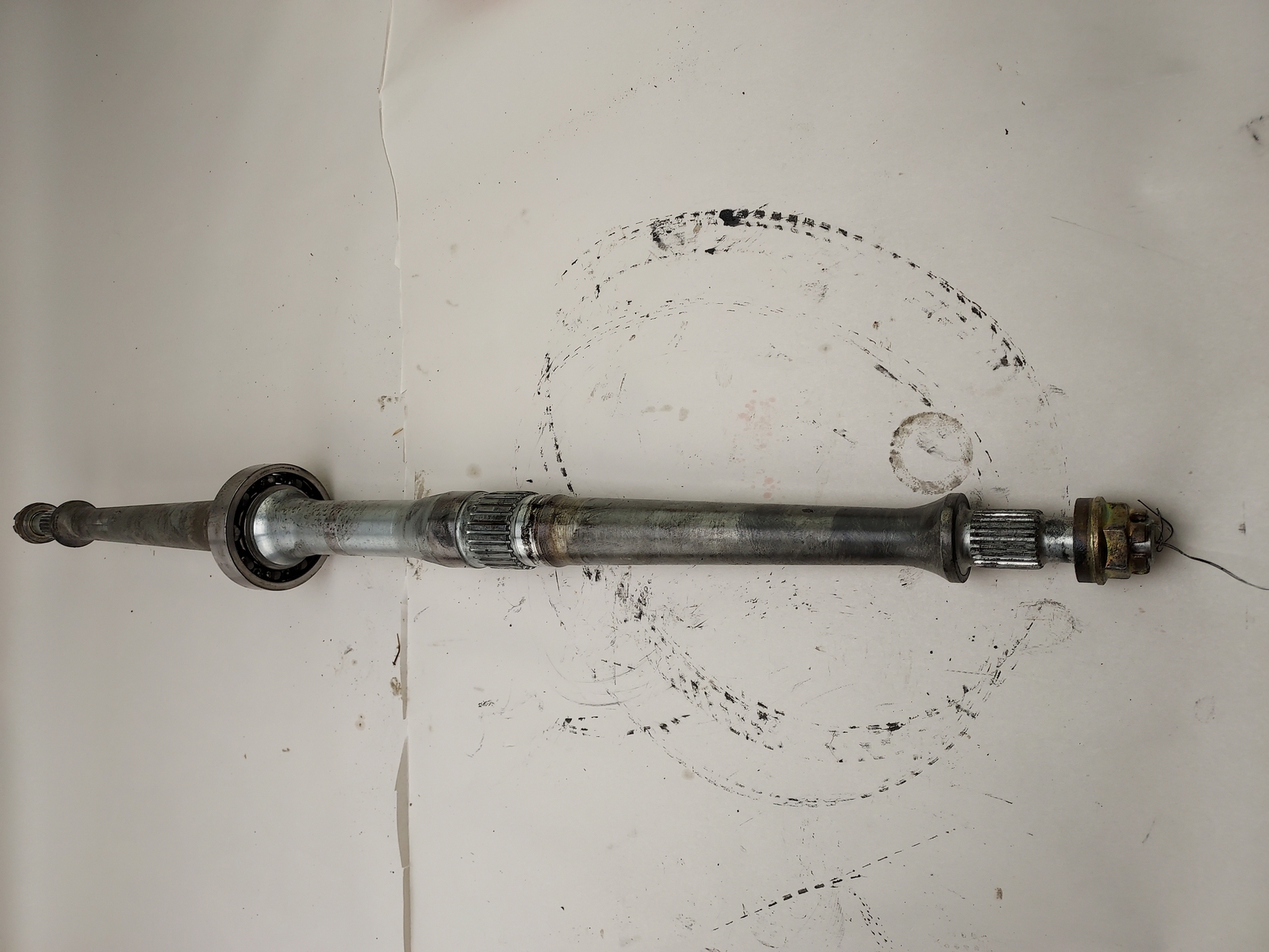 2004 KAWASAKI PRAIRIE 700 REAR AXLE BACK WHEEL PIVOT BOLT AXEL SHAFT | eBay