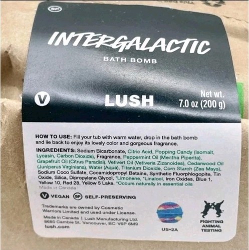 Lot Of 2 LUSH Intergalactic Bath Bomb 7oz Full Size Sealed NEW | eBay