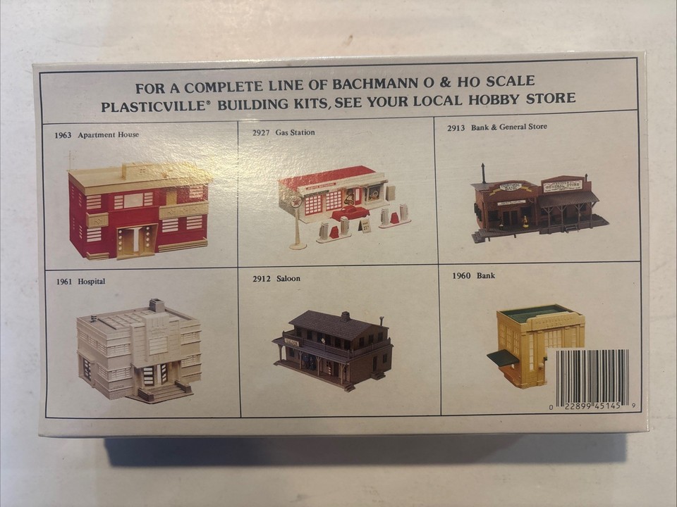 Bachmann ~ HO Scale ~ Police Station ~ Kit ~ 45145 ~ NIB | eBay