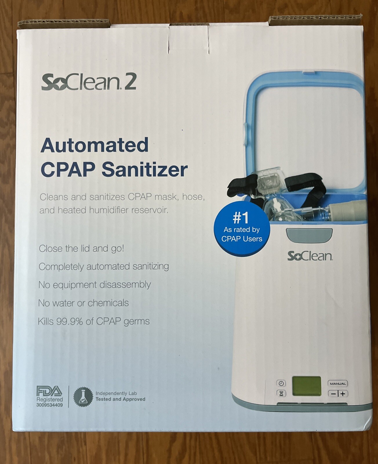 New SoClean 2 CPAP Disinfecting Cleaner Sanitizing Machine SC1200 ...