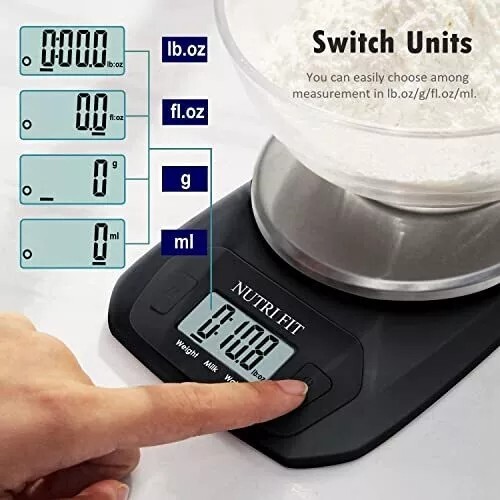 Digital Food Scale Small Kitchen Scales Weight in Grams and OZ for ...