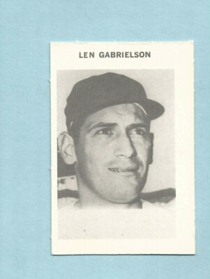1969 Milton Bradley Baseball Len Gabrielson Los Angeles Dodgers NM/MT ...