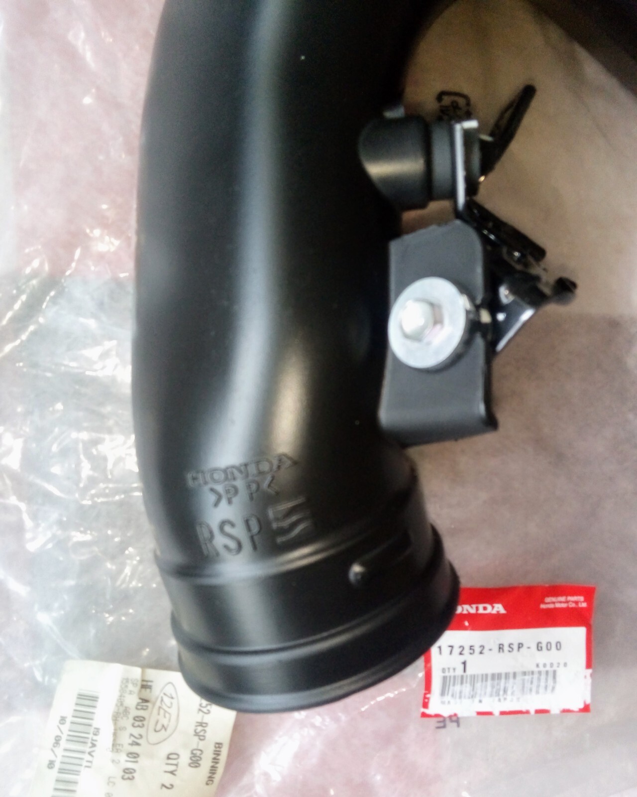 HONDA CIVIC TYPE R 2.0 FN2 RESONATOR CHAMBER 17252-RSP-G00 ,AIR INTAKE ...
