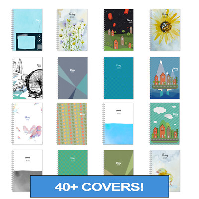 A4 & A5 | 1 Day per Page/ Daily Diary Planners | 2026 | Pick Your Cover ...
