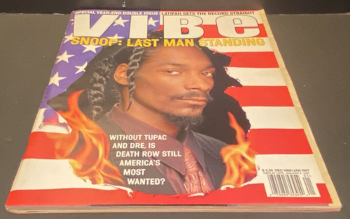 VTG 1990S VIBE MAGAZINE SNOOP DOG COVER 90S LAST MAN STANDING DEC 1996 ...