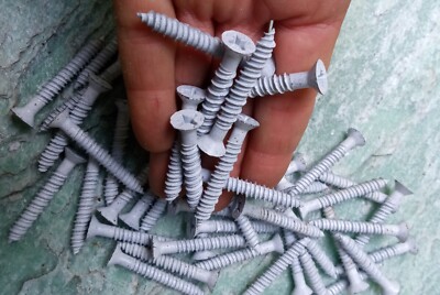 Tapcon 1/4 in. X 1-3/4 in. White Phillips Flat-Head Concrete Anchors ...