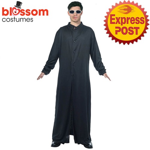JDP66 The Matrix Neo Robe Coat Costume Fancy Dress Up Glasses Book Week ...