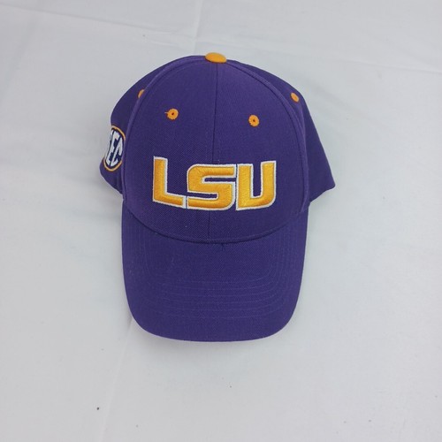 Top of the World Mens Baseball Hat Cap Purple & Gold LSU Tigers ...