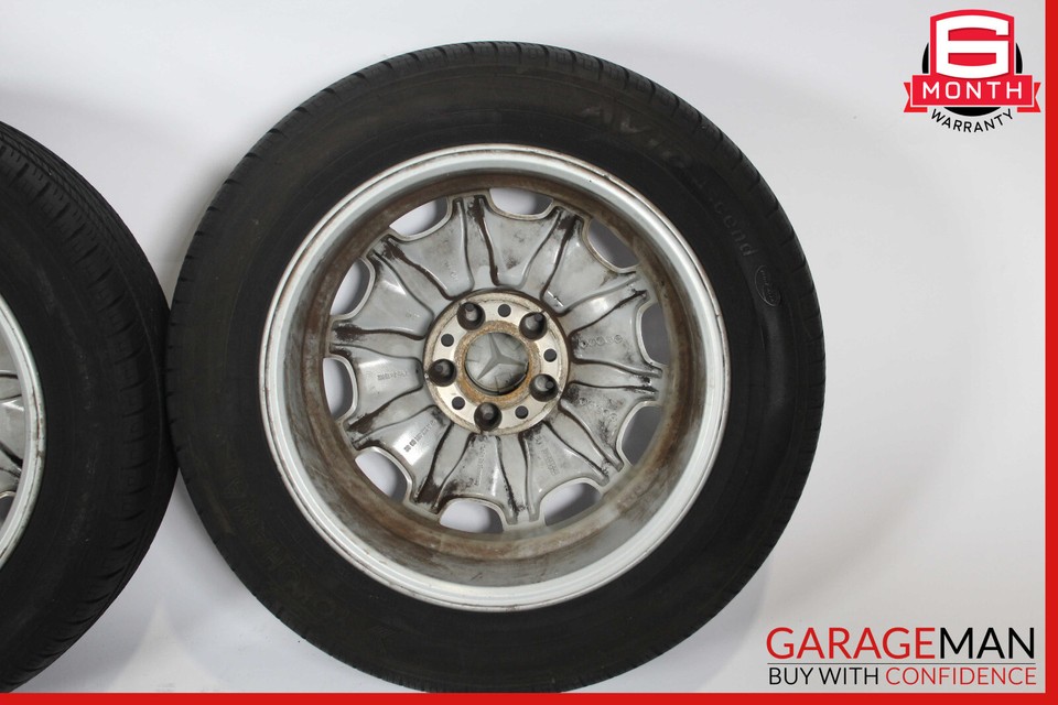 1995-1999 Mercedes W210 E320 E430 Complete Wheel Tire Rim Set of 4 Pc 7 ...