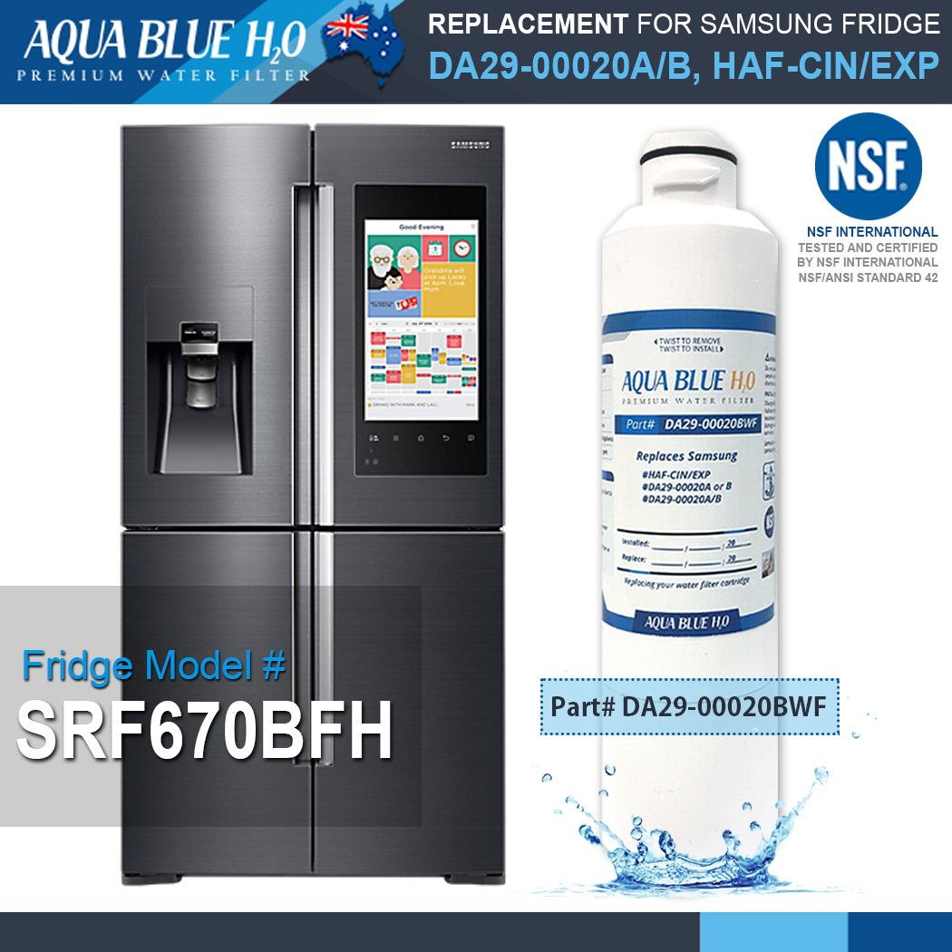 5x Samsung French Door Fridge SRF719DLS replacement Water Filter Korea ...