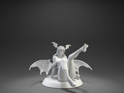 Vampirella Morrigan 3D printed Model Kit Figure Unpainted Unassembled ...