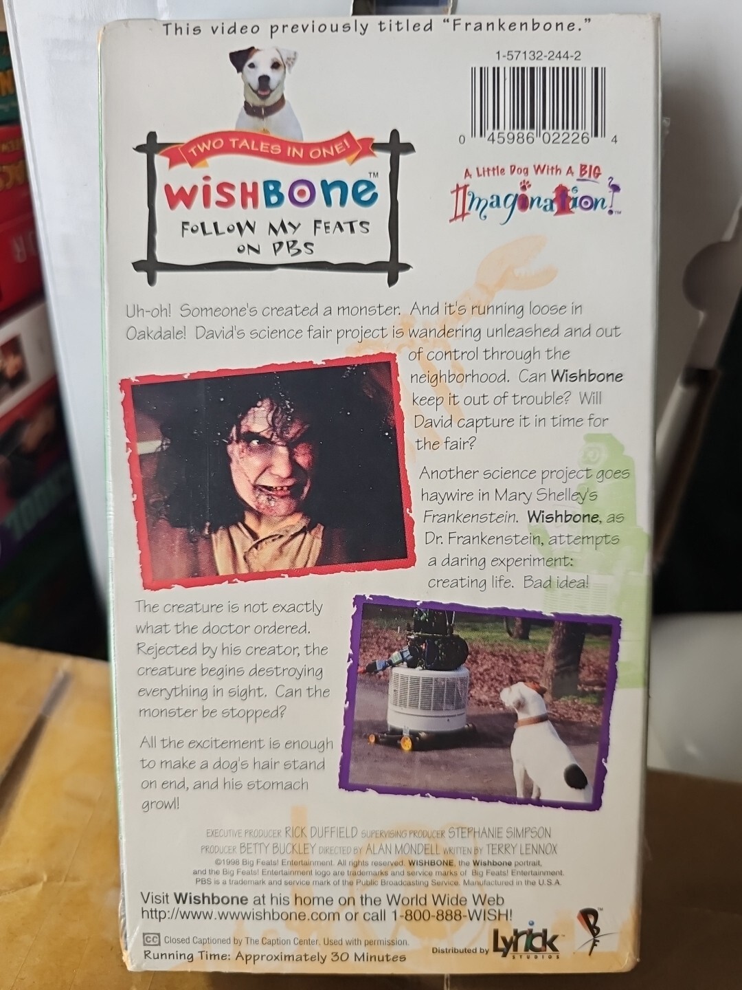 Wishbone - Frankenbone (VHS, 1998) for sale online | eBay