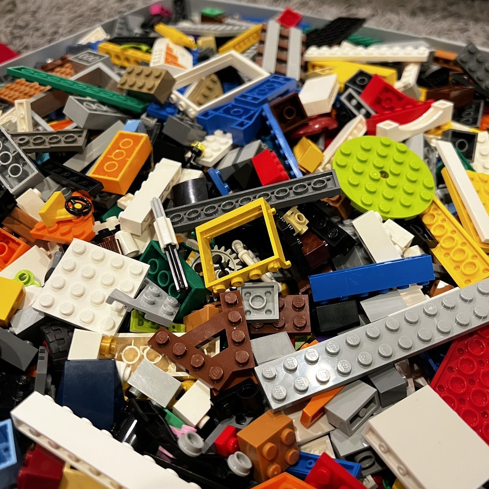 LEGO LOT of 125 Pieces, Parts Bricks Blocks Random From Huge Bulk ...